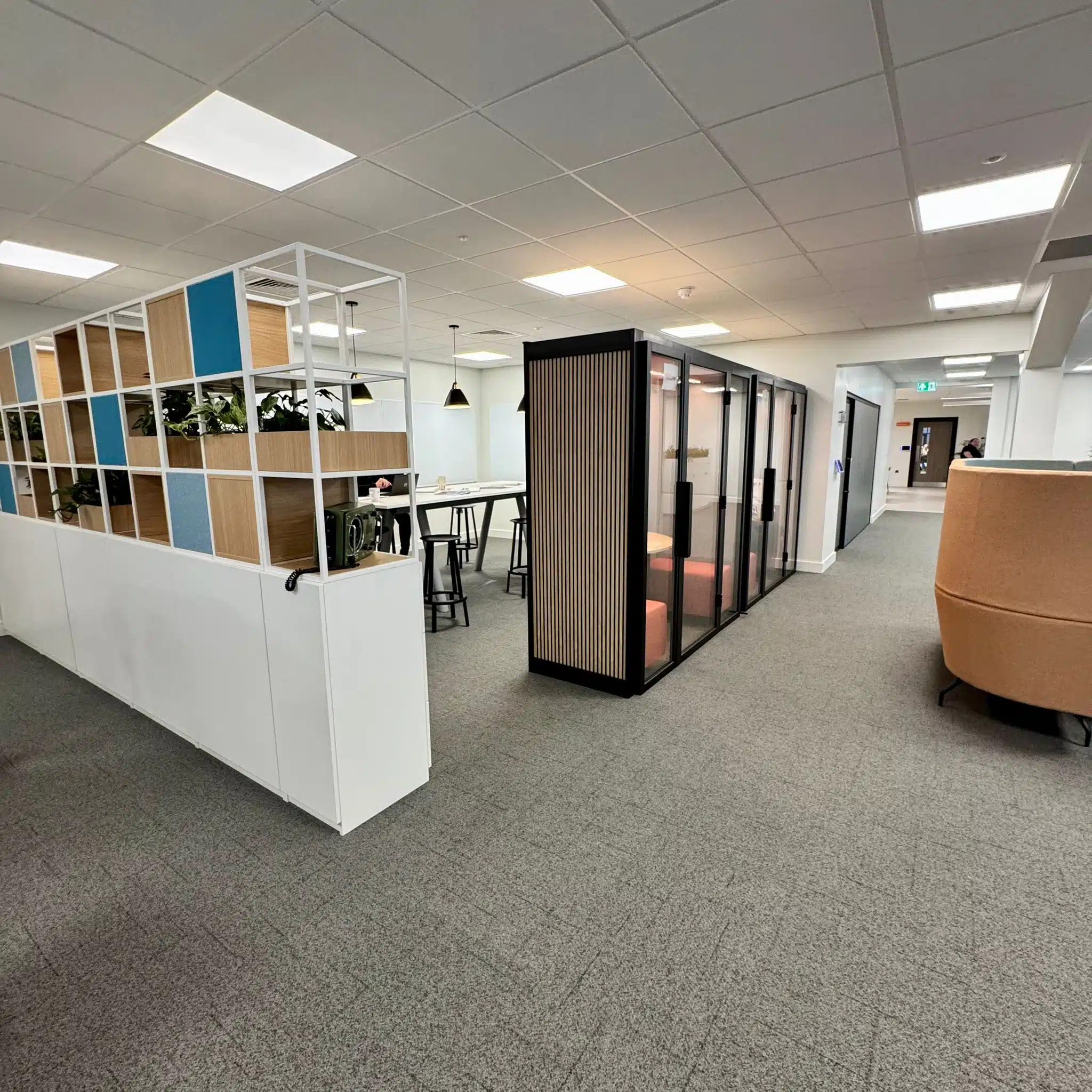 Acoustic Meeting Booths For Quiet Office Work | iQ Workspace